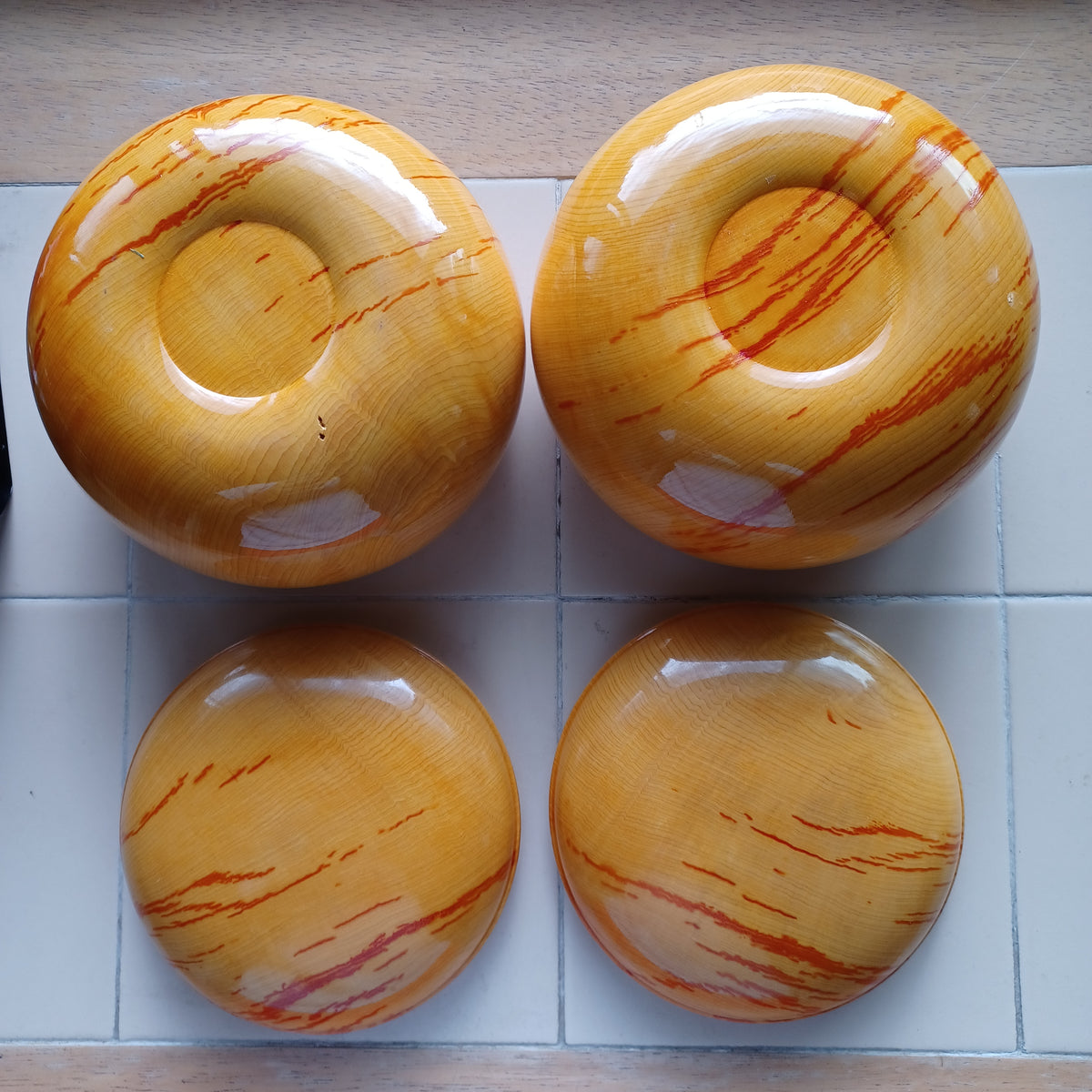 #C284 - Size 36 Go Stones (Snow) and Go Bowls (Kaya) Set – badukclub